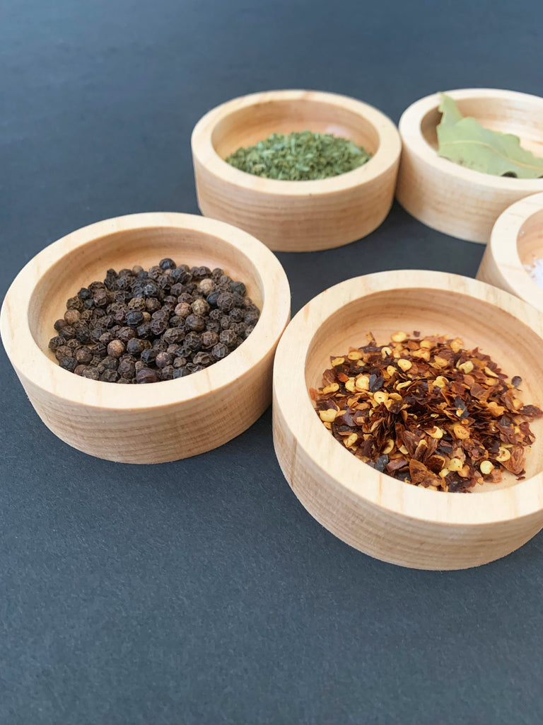 Set of 5 Spice Bowls – JTWoodworks
